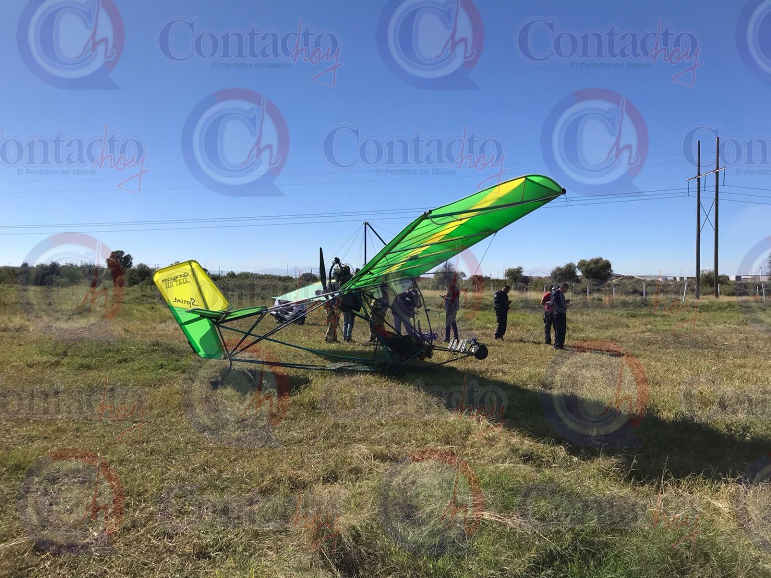 Ultraligero aterrizó forzosamente junto al polideportivo Mario Vázquez ...
